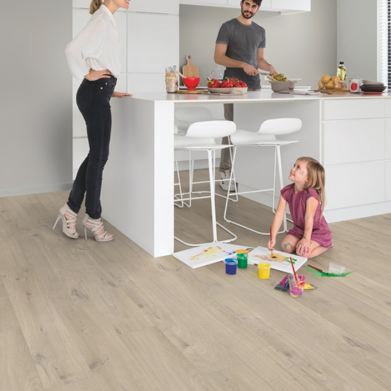 Quick-Step Livyn Pulse Click Cotton Oak Beige PUCL40103 Vinyl Flooring